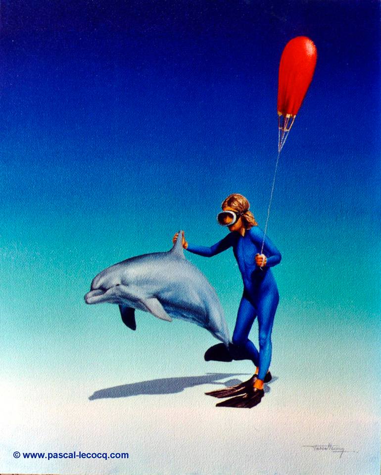 CAPTAIN NEMO JUNIOR Painting by lecocq pascal | Saatchi Art