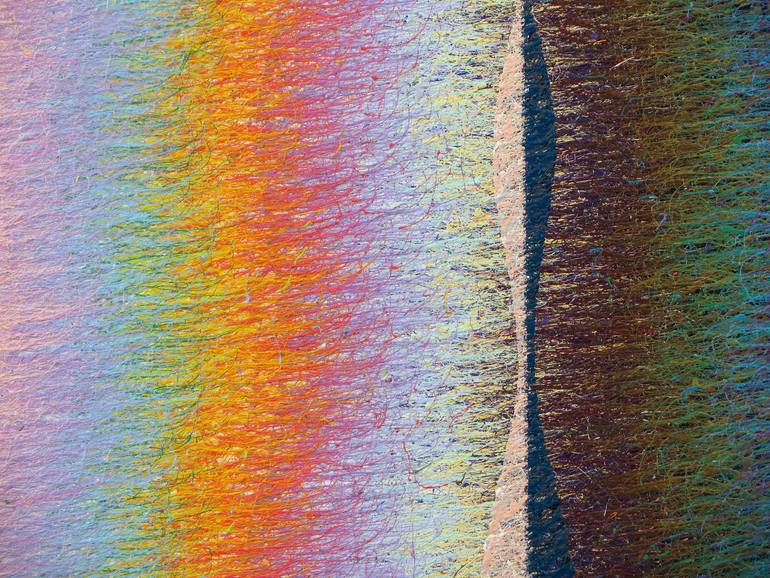 “Poles No. 2” Painting by Stephen Mauldin | Saatchi Art
