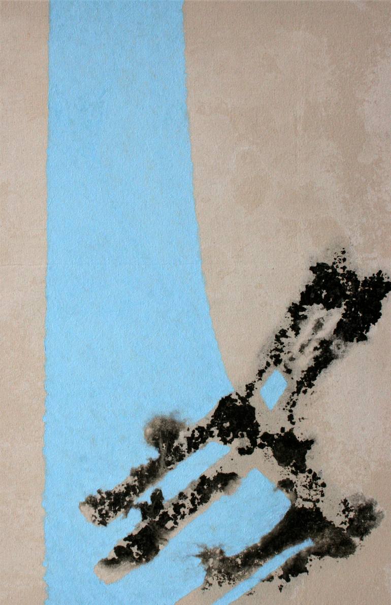 Blue curtain Painting by William Mathieu | Saatchi Art