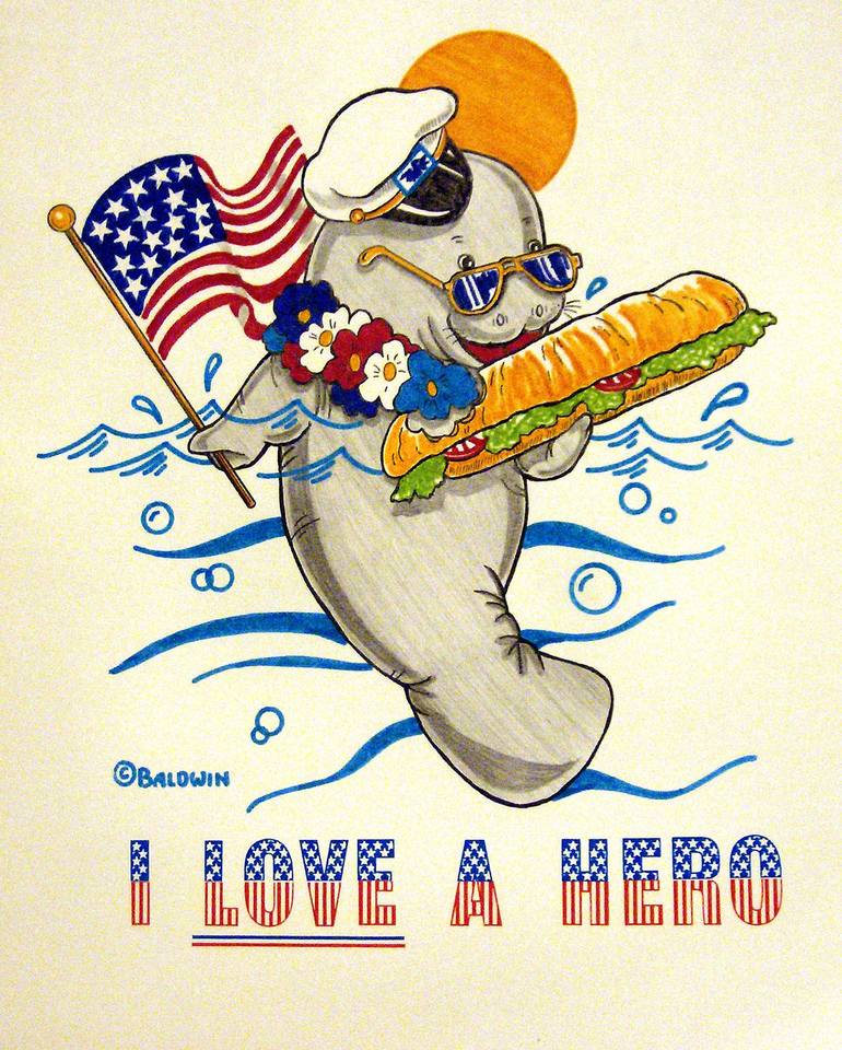 Captain Manny T Drawing by Roanne Baldwin | Saatchi Art