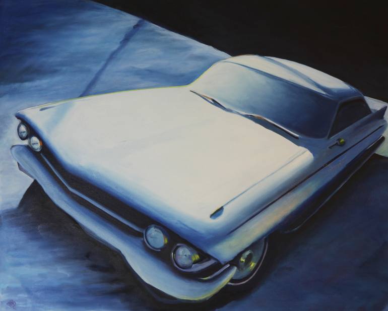 Snow Caddy Painting by Peter Dugovic | Saatchi Art
