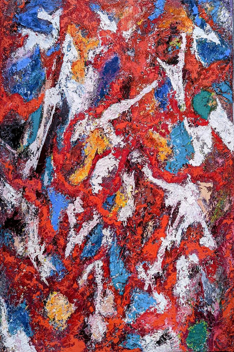 Ancestors Painting by Mark Jaro | Saatchi Art