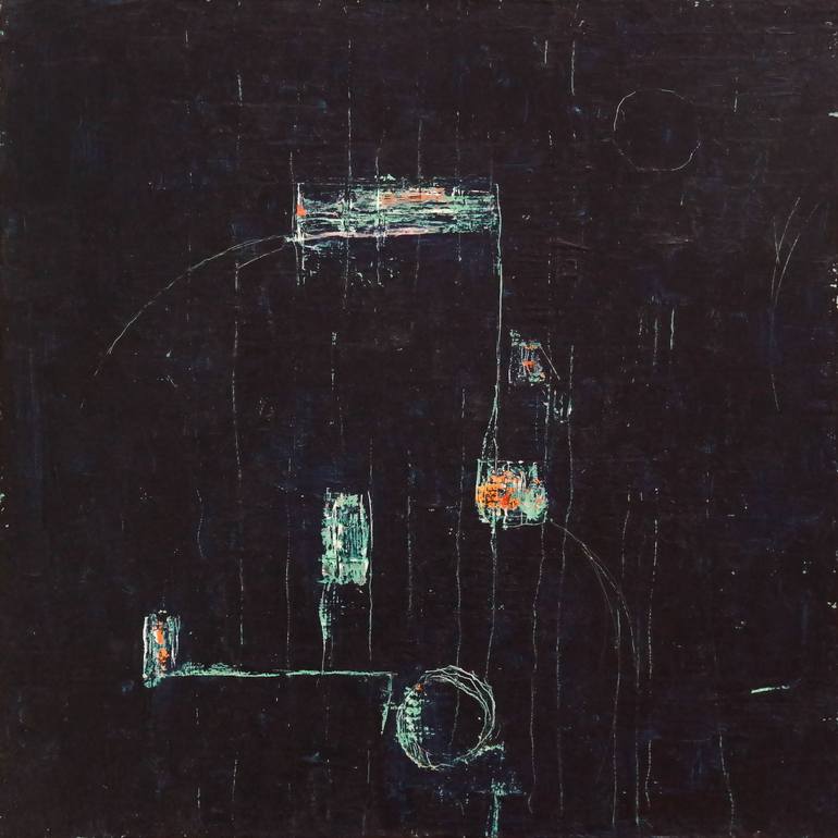 Contraption I Painting by Tim Hallinan | Saatchi Art