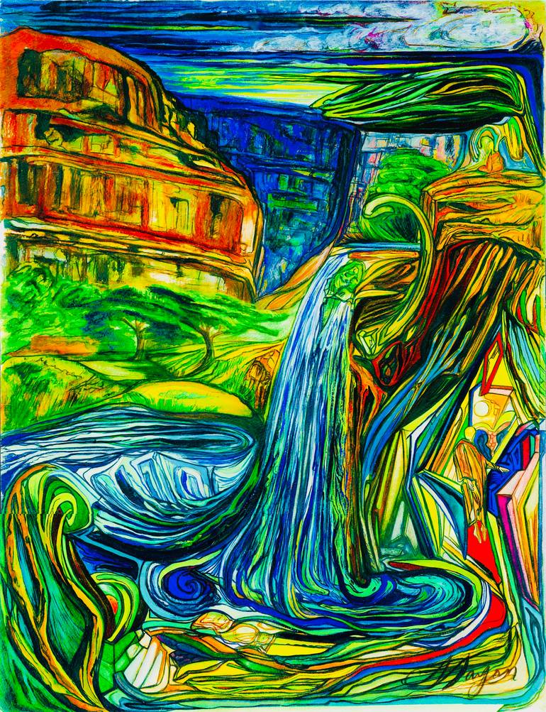 Ascetic Ideal Painting by Artist- Marjan | Saatchi Art