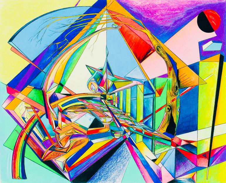 Protean Glory Painting by Artist- Marjan | Saatchi Art