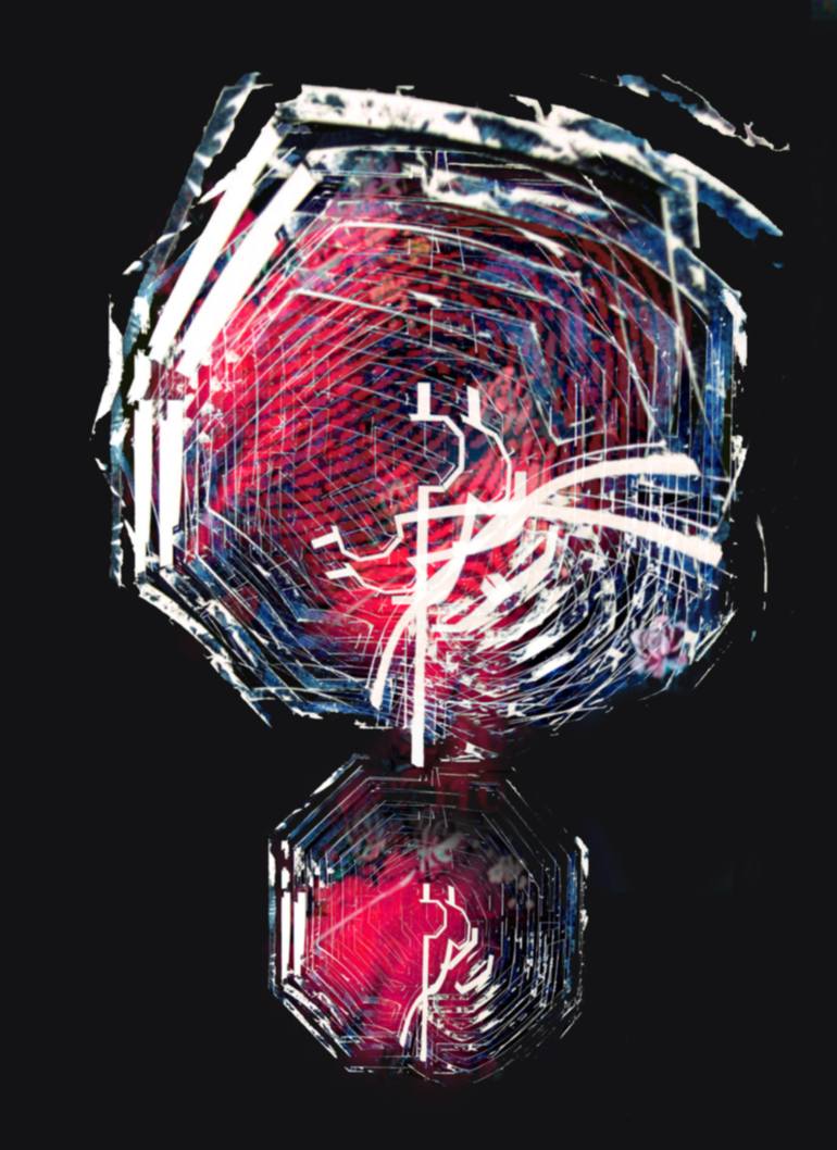 Fluidness II Collage by Agnieszka Nowinska | Saatchi Art