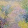 Van Vleck Garden Painting by Marsha Heller | Saatchi Art