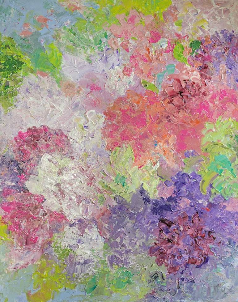 Azaleas Painting by Marsha Heller | Saatchi Art