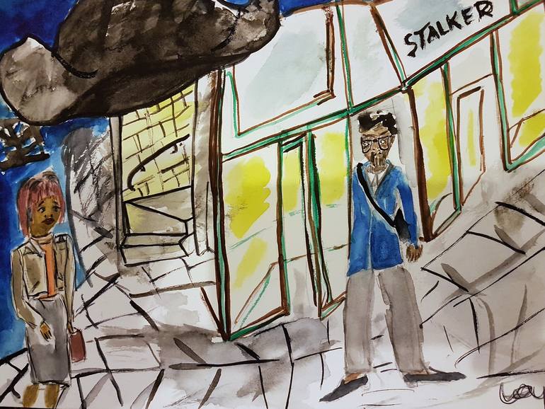 Stalker Painting by Lavinia De Ayr | Saatchi Art