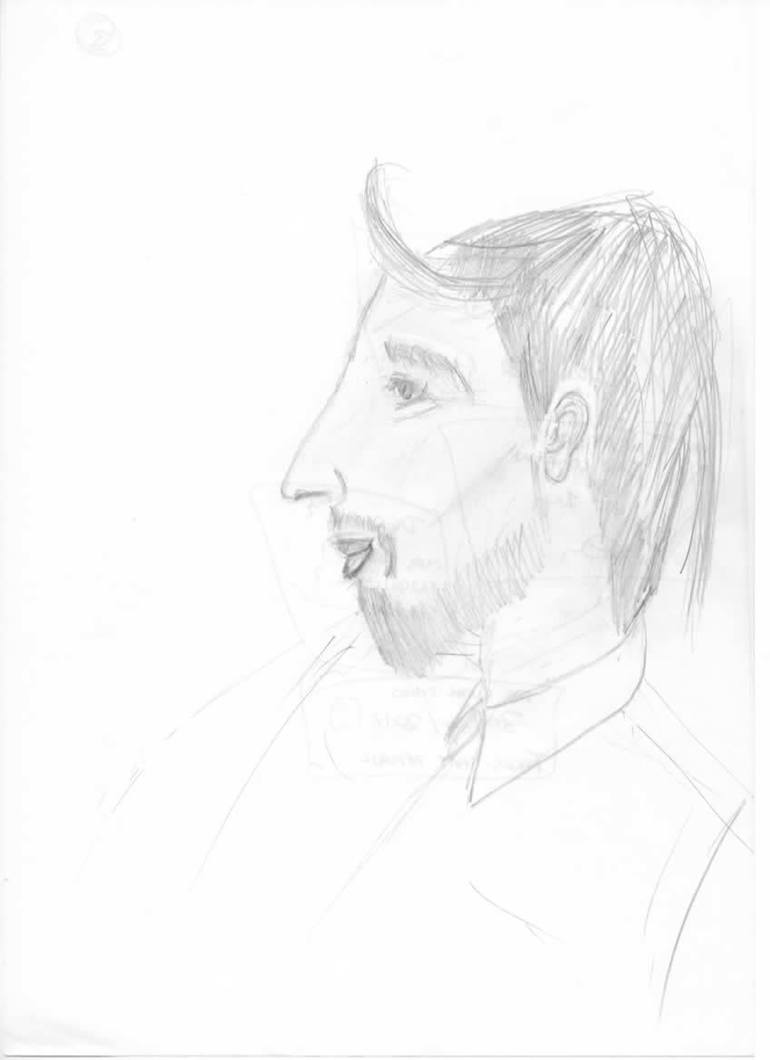 The Clear Faces Pt - 3 Drawing by Lavinia De Ayr | Saatchi Art