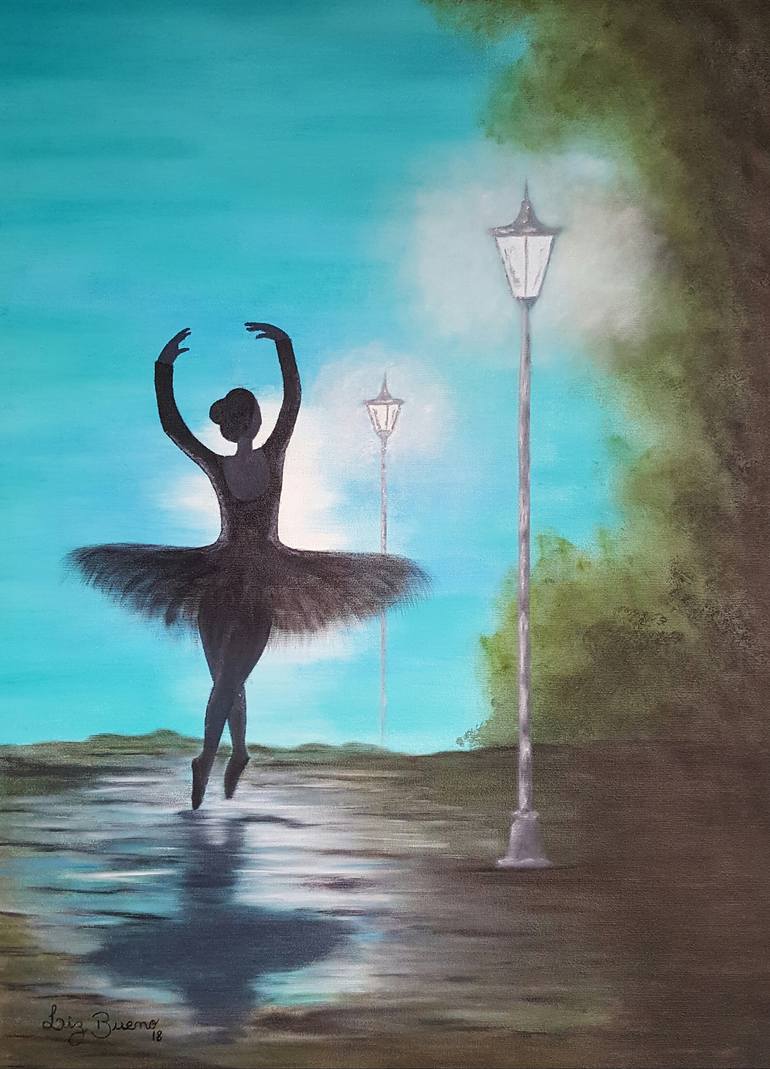 The Ballet Dancer Painting by Liz Alles Art Gallery | Saatchi Art