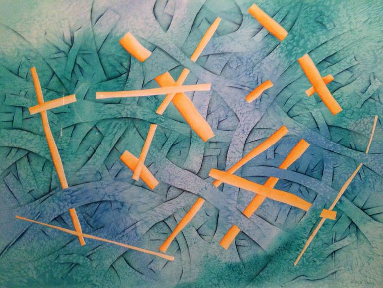 Connections III Painting by K Erickson | Saatchi Art