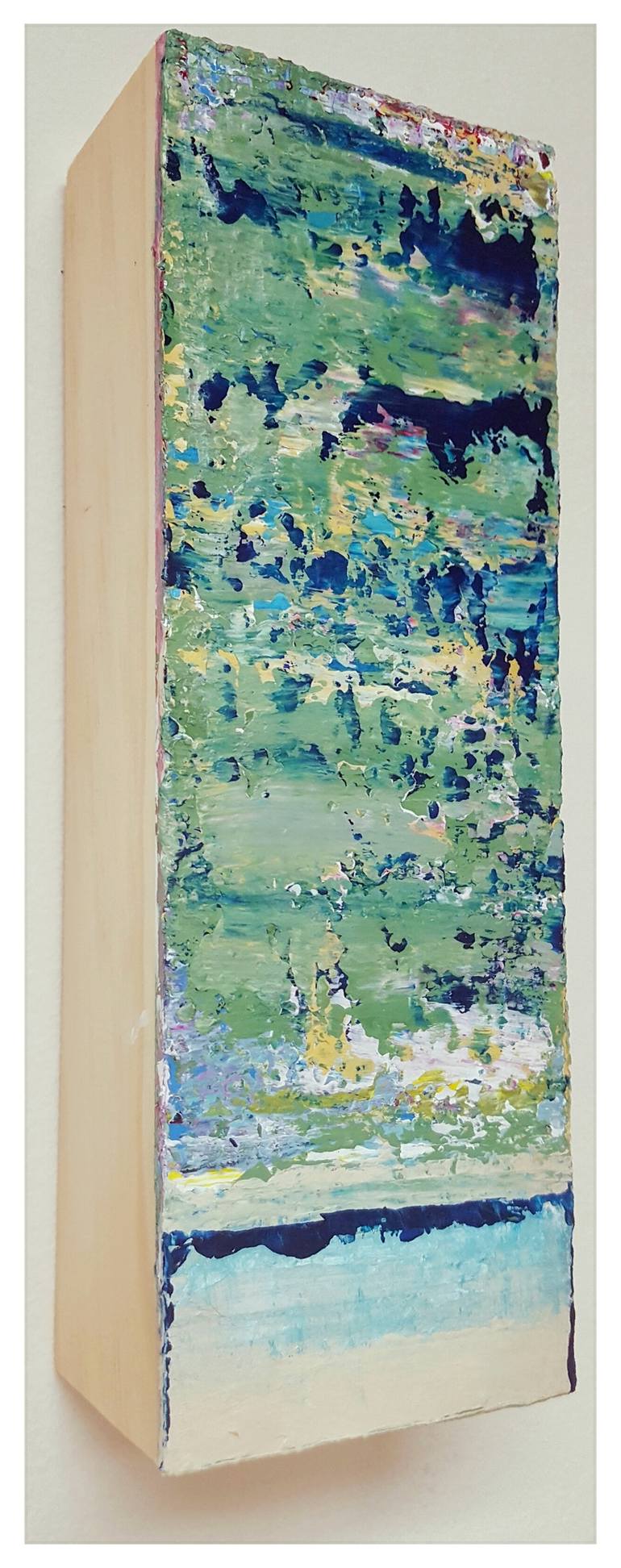 Coastal Study (tall) by Liz Friel Painting by Liz Friel | Saatchi Art