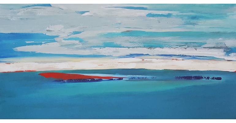 Sky High Painting by Liz Friel | Saatchi Art
