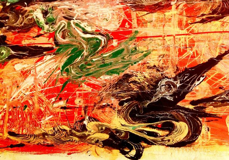 COLD WIND IN THE MORNING- PAINTING DEATİL PHOTO Painting by Aydan Uğur ...