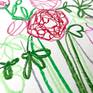 Ranunculus Vase Drawing by Rosha Nutt | Saatchi Art