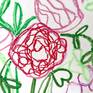 Ranunculus Vase Drawing by Rosha Nutt | Saatchi Art