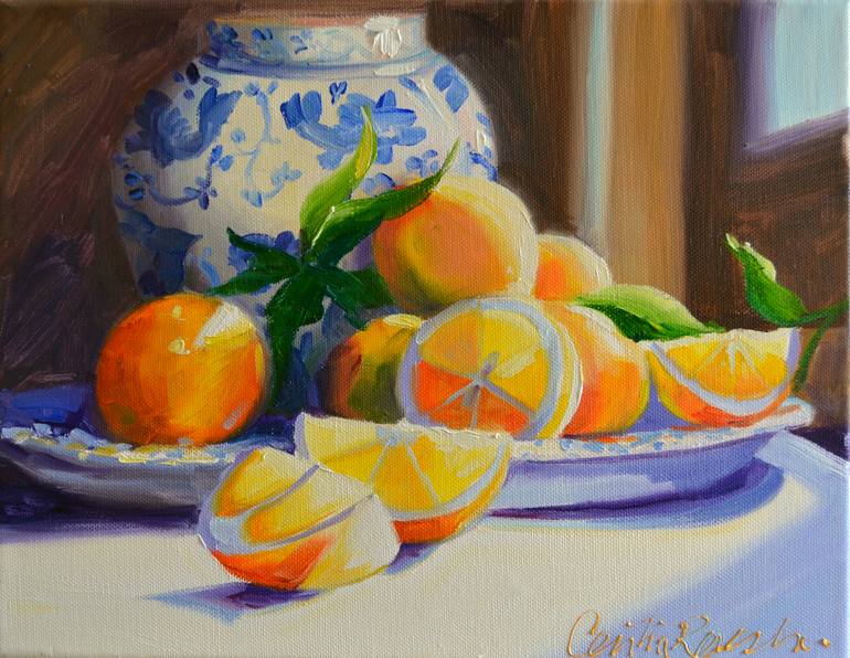 LEMOENE ~ sold Painting by CECILIA ROSSLEE | Saatchi Art