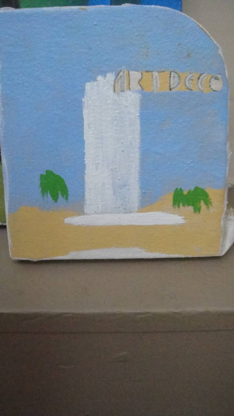 Art Deco scene Painting by Devin Reese | Saatchi Art