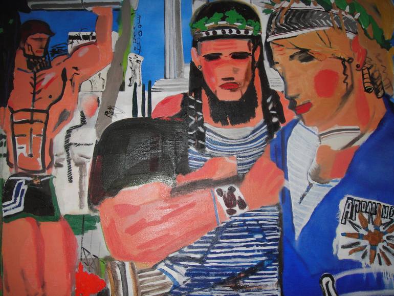 A vision of Athens Painting by Devin Reese | Saatchi Art