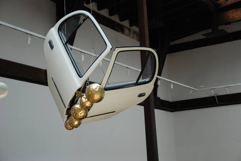 Back Seat Butterfly Sculpture by Alice Steffen | Saatchi Art