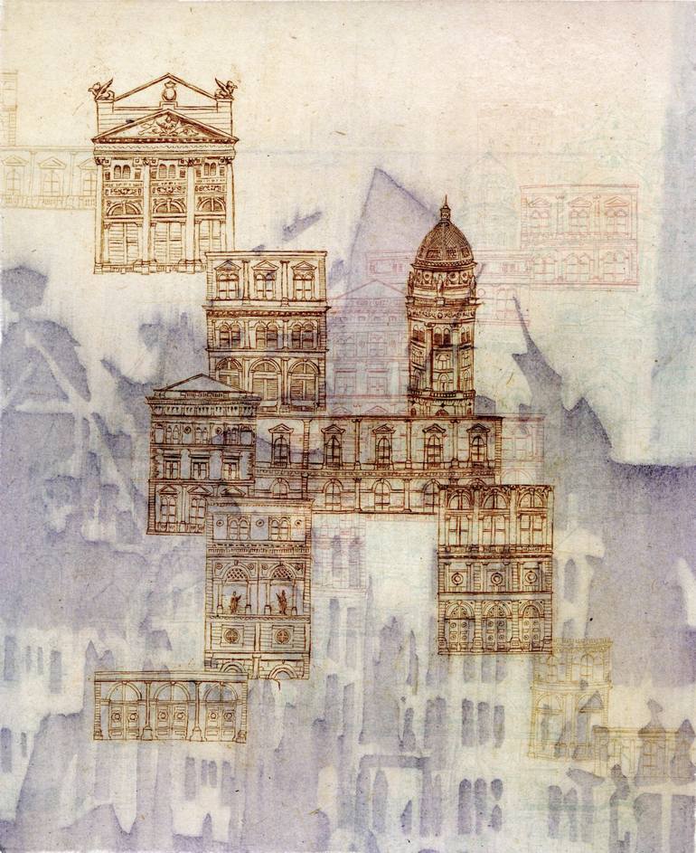 Monoprint I Printmaking by Danielle Aras | Saatchi Art