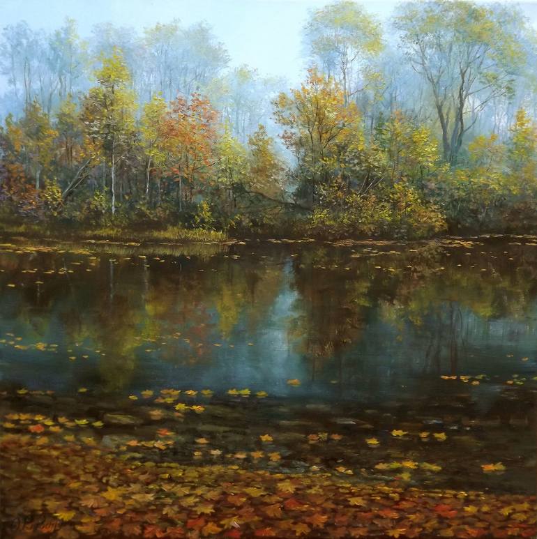 October. Landscape Painting by Aurum Arts | Saatchi Art