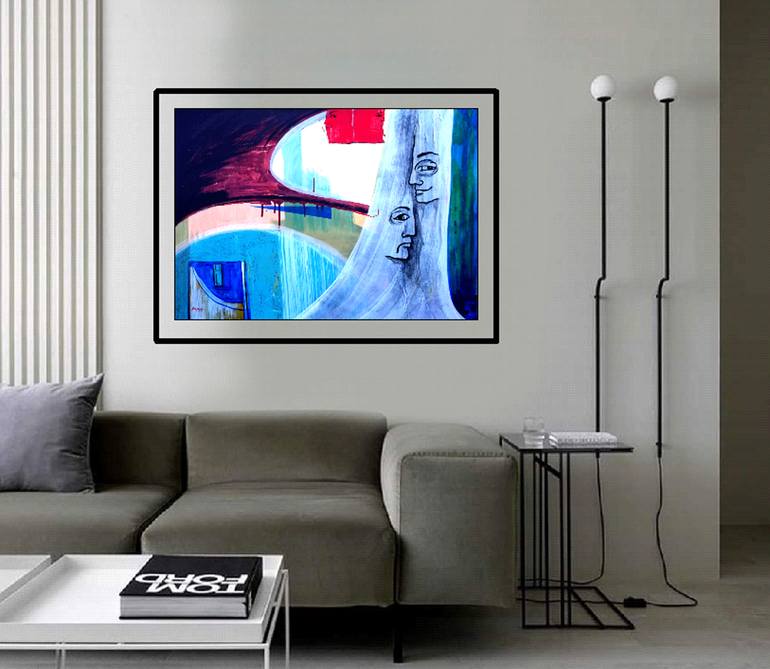 The Theater Painting by Aldo R Suarez | Saatchi Art