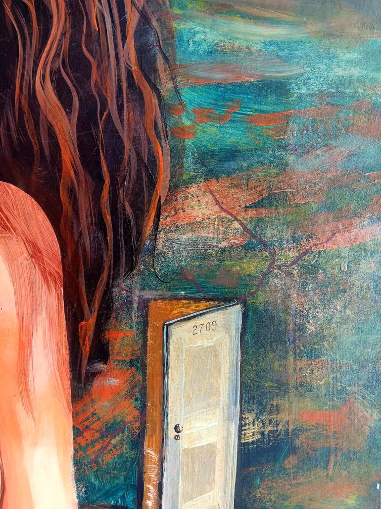 Between the city and the countryside Painting by Aldo R Suarez ...