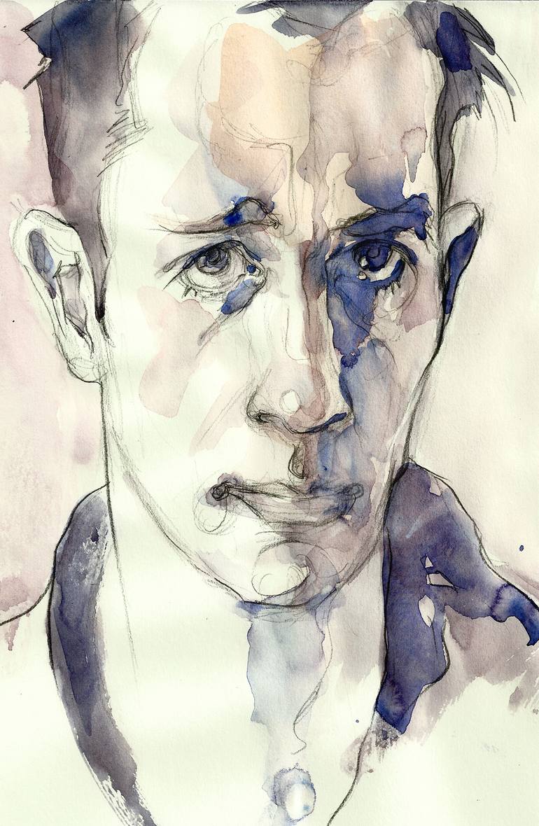JACK KEROUAC Painting by Germa Marquez | Saatchi Art