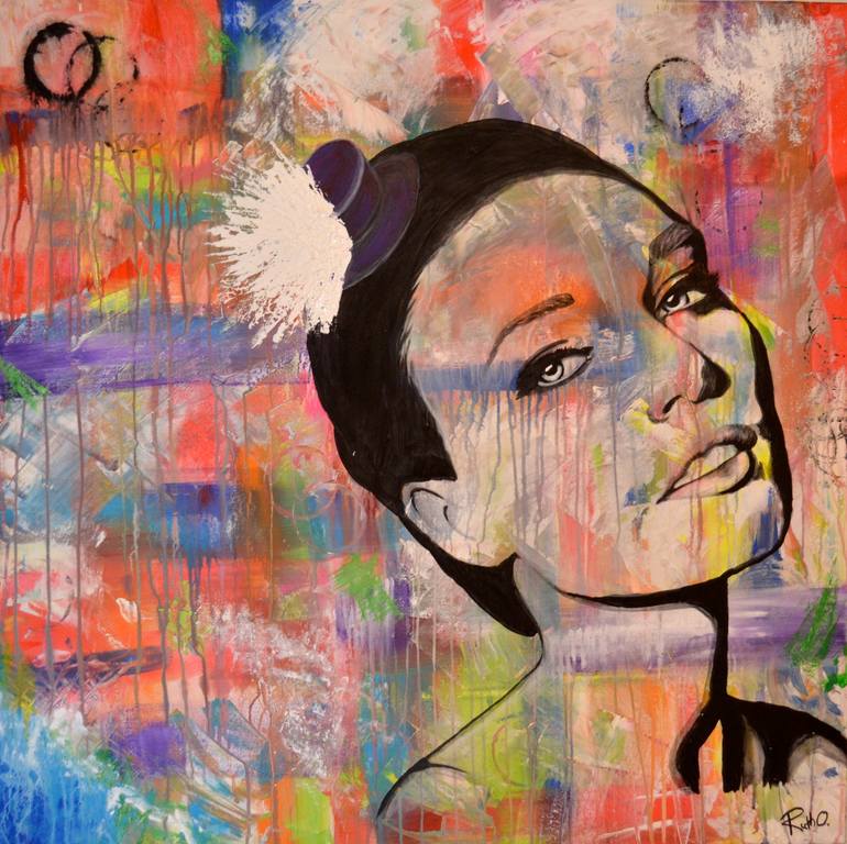 The Mad Hatter Painting by Ruth Oosterman | Saatchi Art