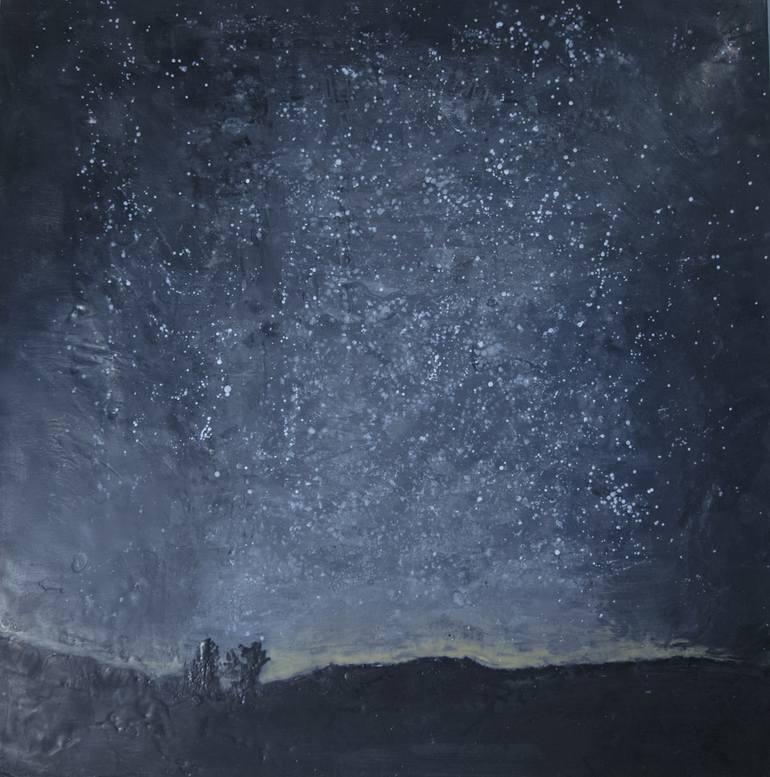 Night Sky Stars Painting