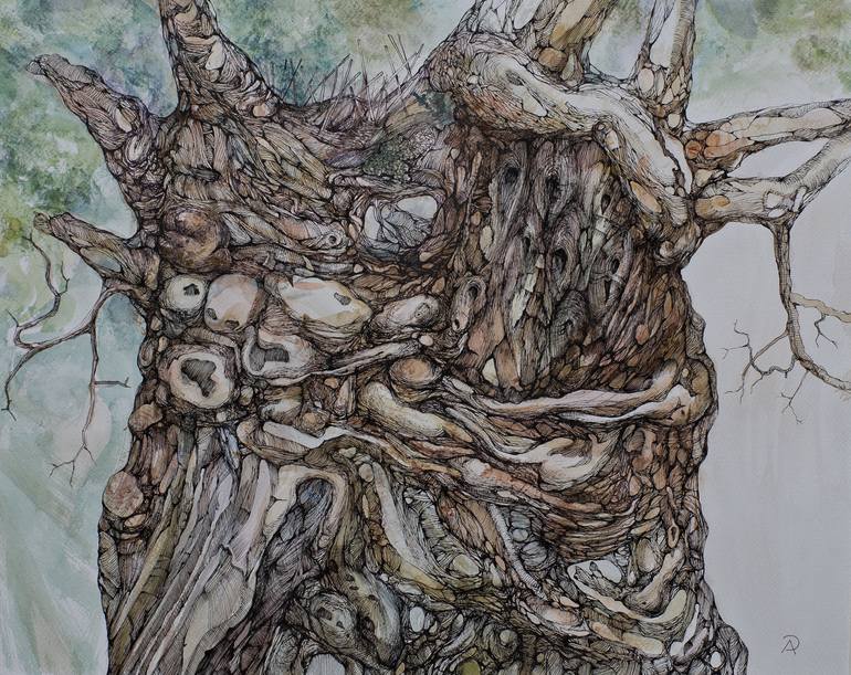 Olive Drawing by Dmitri Albert | Saatchi Art