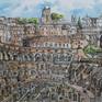 Rome, impression Drawing by Dmitri Albert | Saatchi Art
