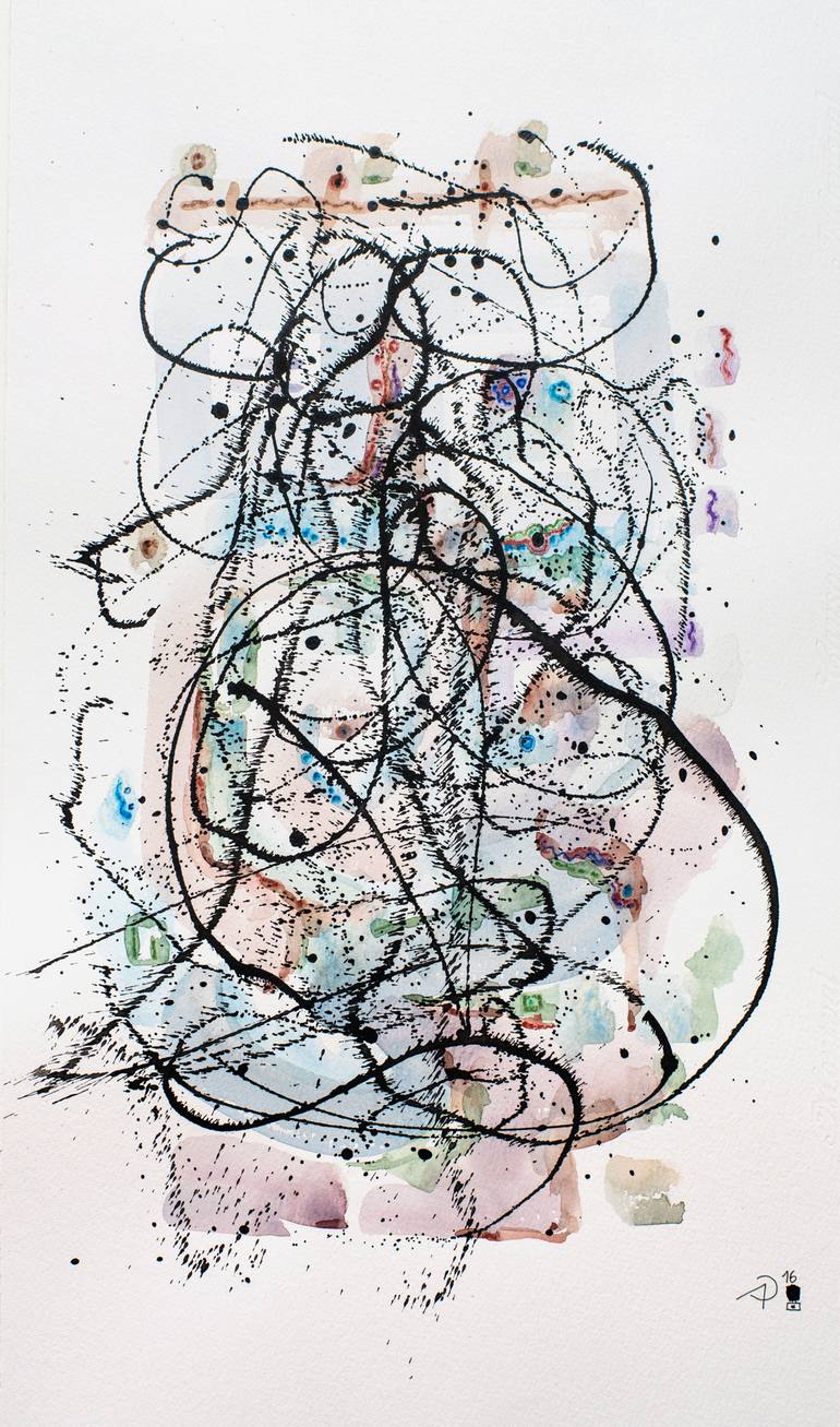 Composition Drawing by Dmitri Albert | Saatchi Art