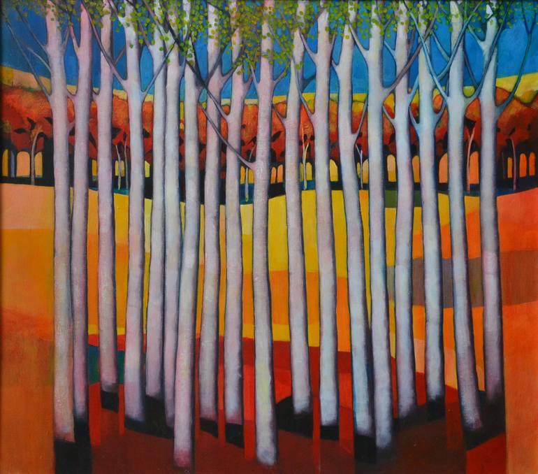 The Promise of Spring Painting by Jonathan Hood | Saatchi Art