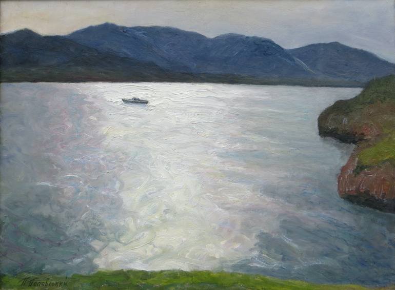 Its evening evening Painting by Peter Popovsky | Saatchi Art