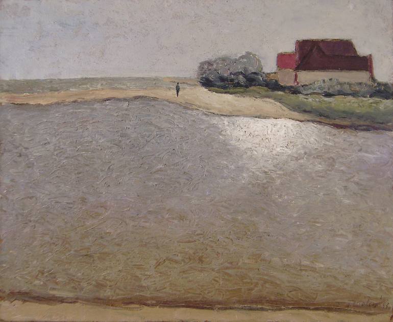 Autumn landscape Painting by Peter Popovsky | Saatchi Art