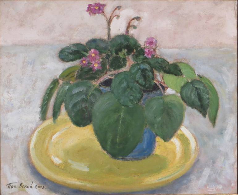 Violet Painting by Peter Popovsky | Saatchi Art