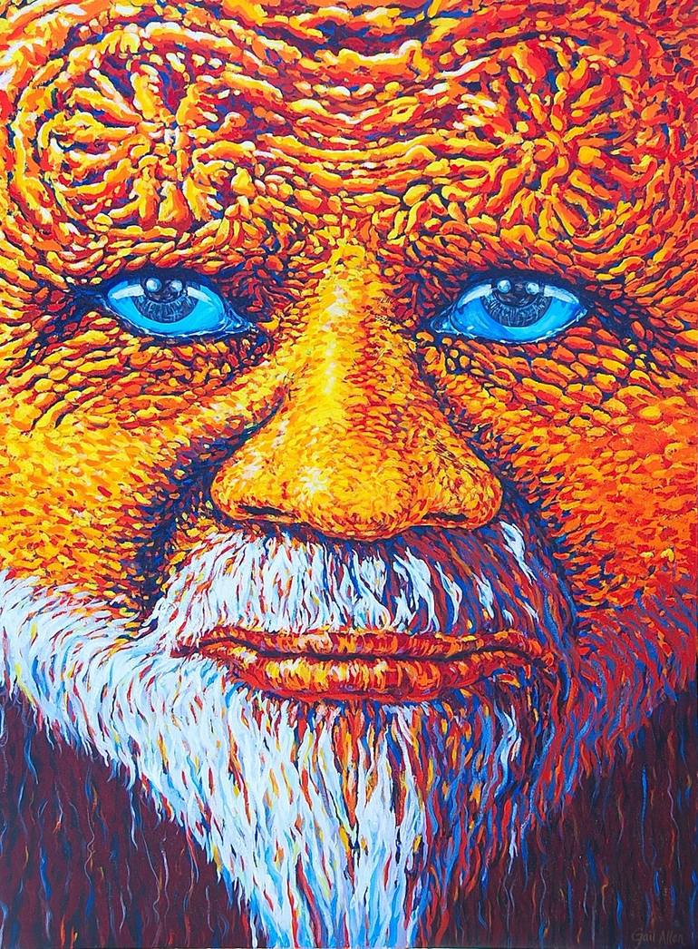 Fire Painting by Gail Allen | Saatchi Art