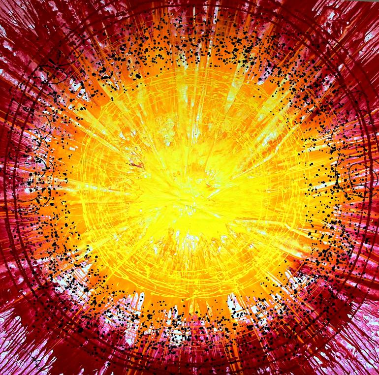 ETERNAL CIRCLE Painting by Baljit Chadha | Saatchi Art