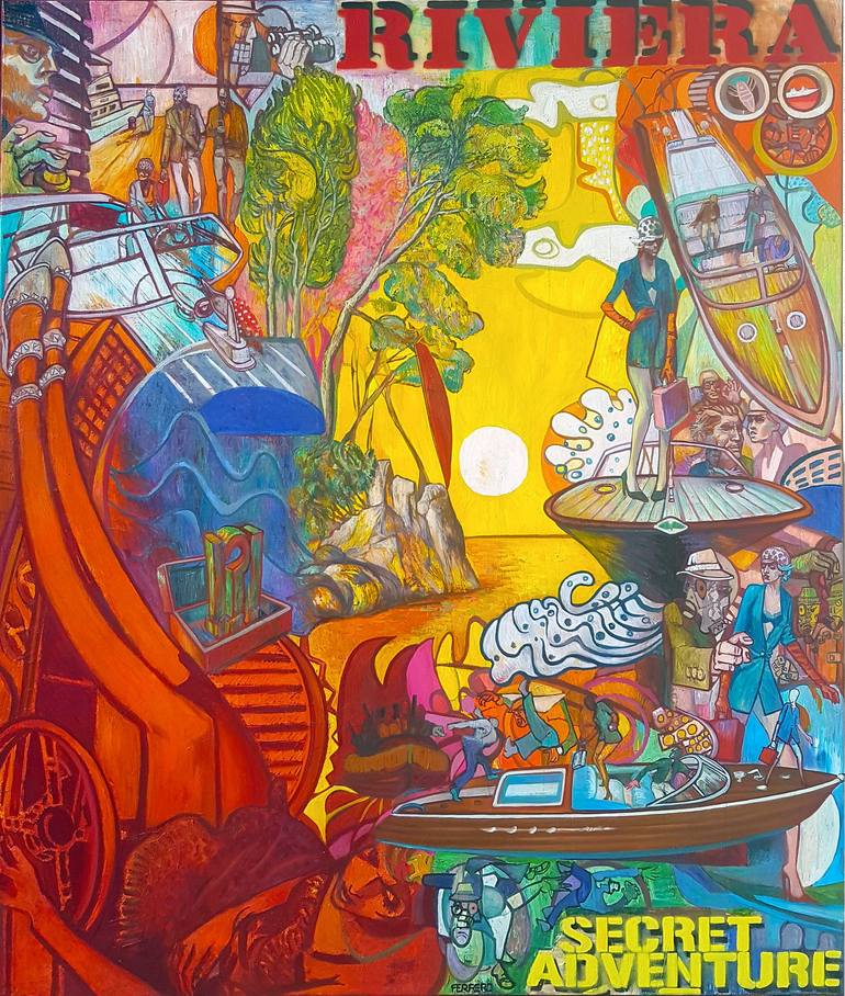SECRET ADVENTURE Painting by Marc Ferrero | Saatchi Art