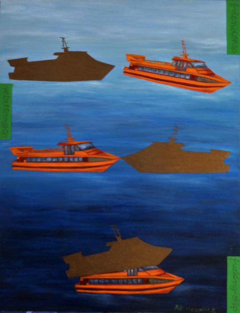 The Human Connections Painting by Anna Bolcewicz | Saatchi Art