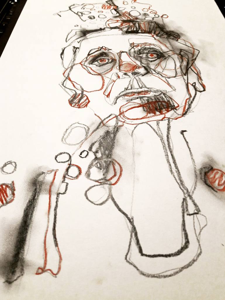 Old Beauty Drawing by Tatiana Ivchenkova | Saatchi Art