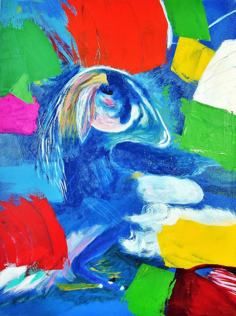 G Head Painting by SYMA ART | Saatchi Art