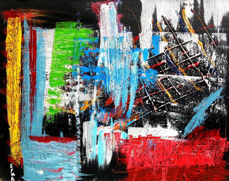 Color Way II Painting by SYMA ART | Saatchi Art