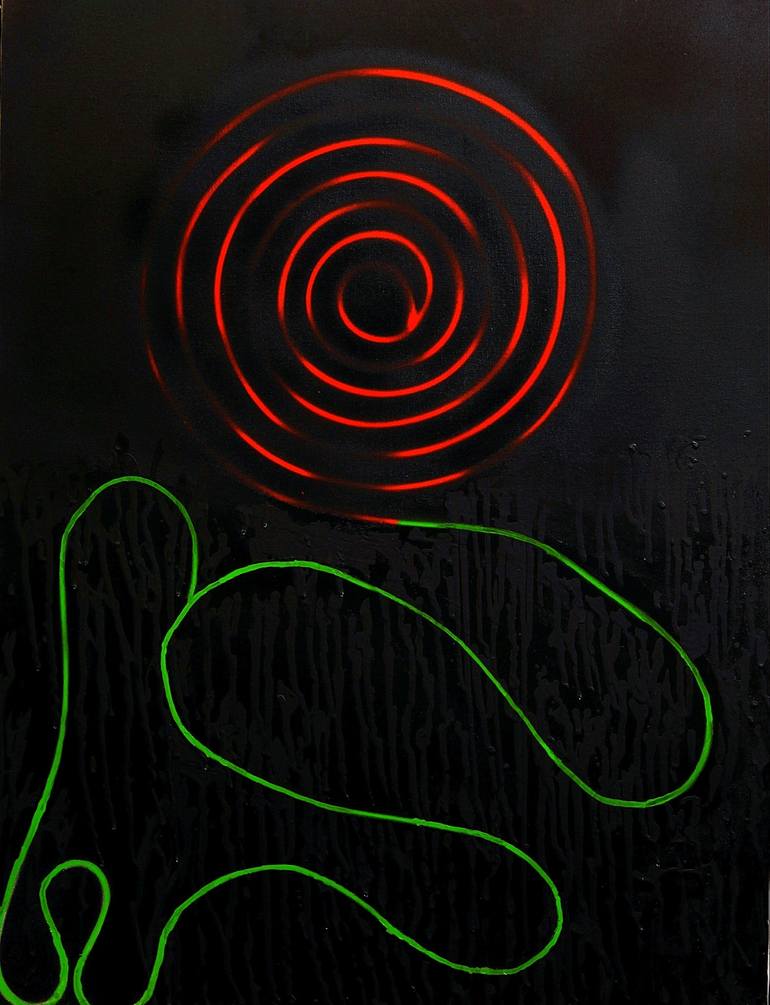 Alien Painting by SYMA ART | Saatchi Art