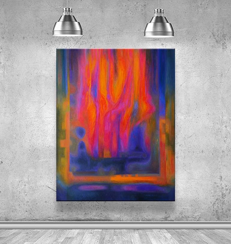 FIRE Painting by István Jarmeczky | Saatchi Art