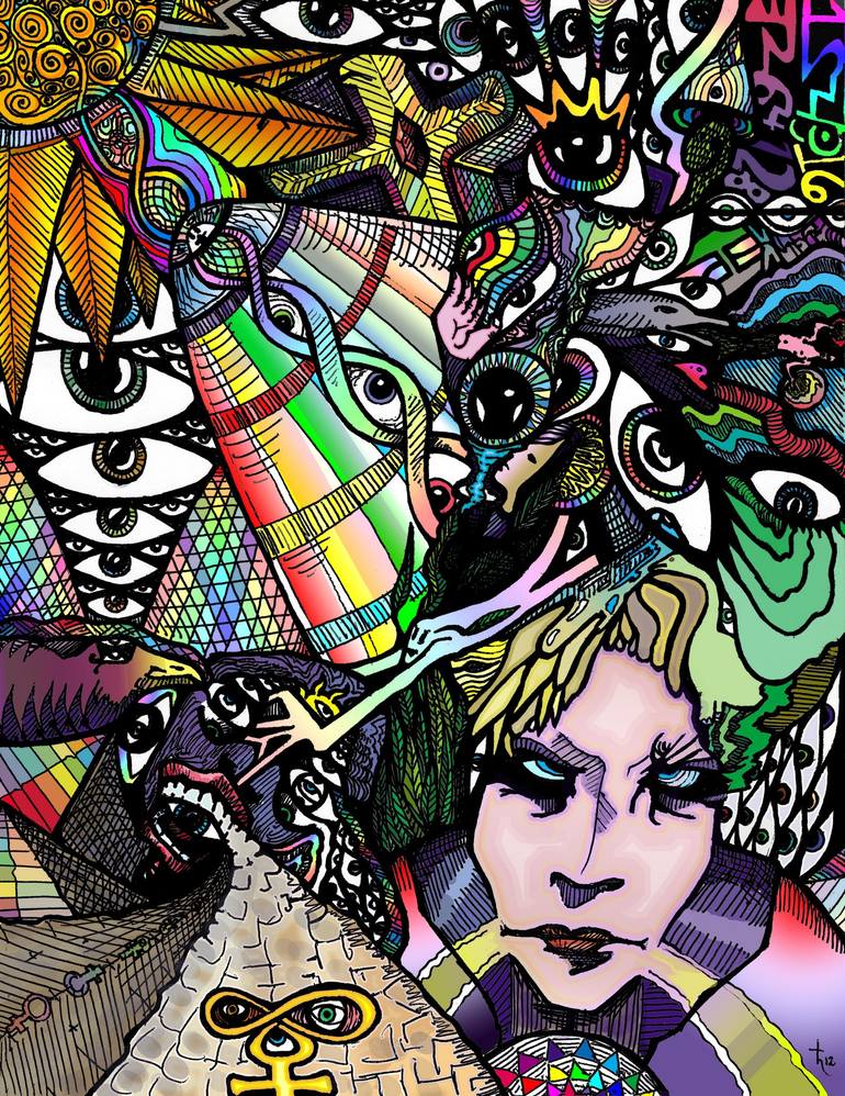 the fall Painting by Carl Martin | Saatchi Art