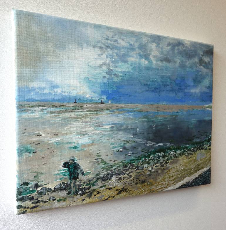 From the mudflats Painting by Peter De Boer | Saatchi Art